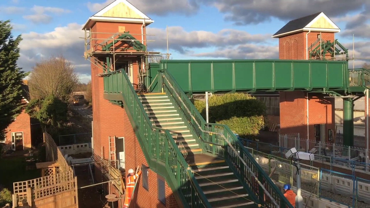 Kenilworth New Train Station. Near completion. - YouTube