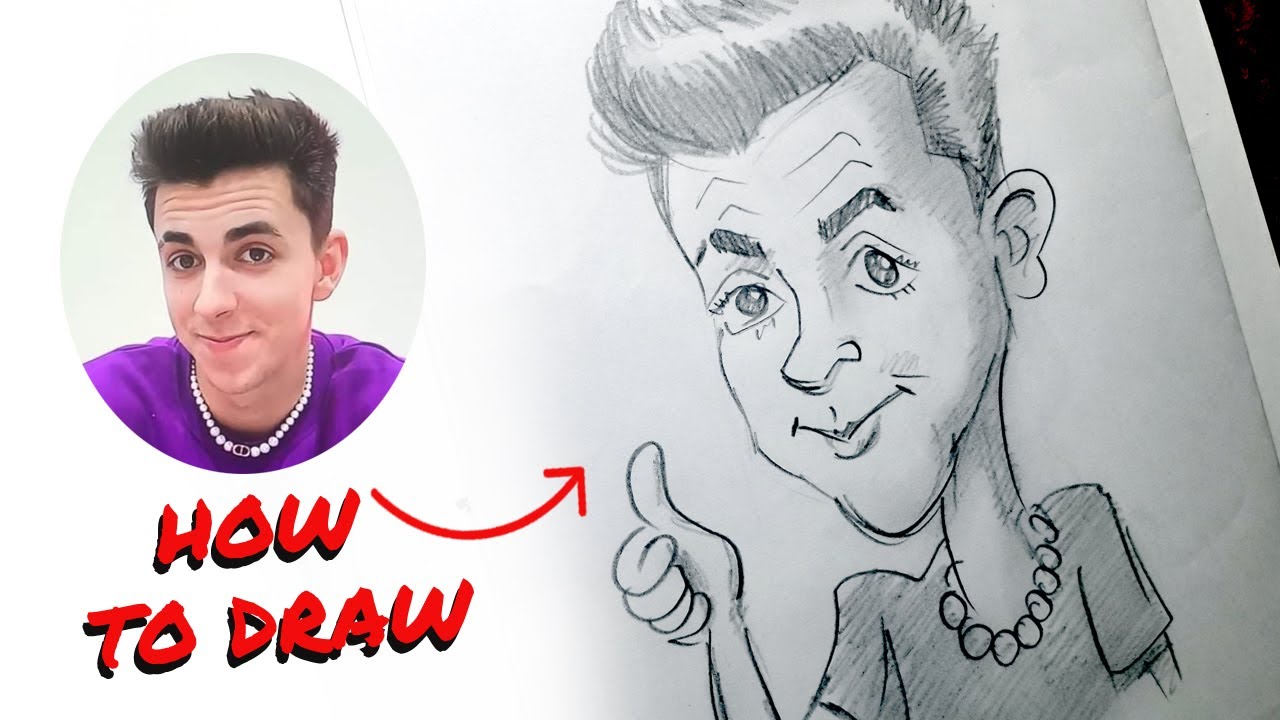 😄Como dibujar una caricatura de ARTA GAME - YouTube