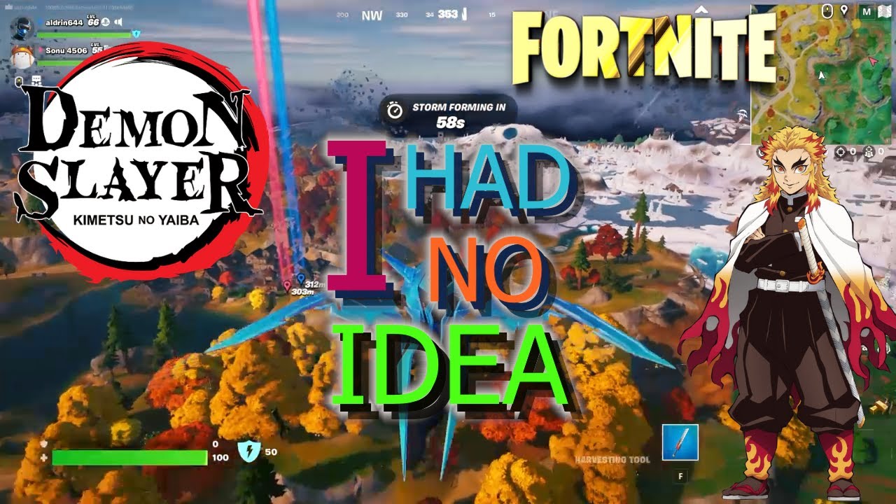 Rengoku Kyojuro in Fortnite Chapter 4 | Demon Slayer | Don Toliver - No ...