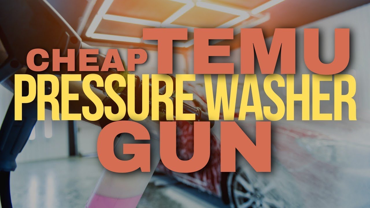 BEST Pressure Washer Gun From TEMU - YouTube