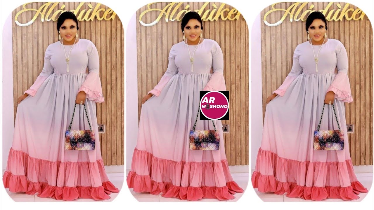 MISHONO YA MAGAUNI YA KISASA ANKARA GOWN DRESS CLASSIC BUBU DRESS ...