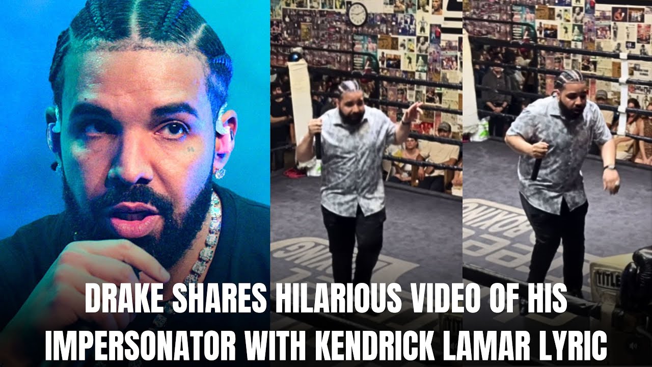 DRAKE SHARES HILARIOUS VIDEO OF HIS IMPERSONATOR WITH KENDRICK LAMAR ...