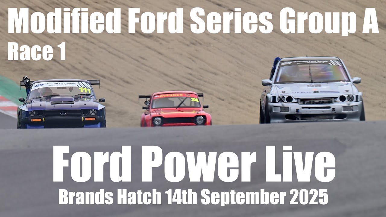 Modified Ford Series Group A Race 1- Ford Power Live Brands Hatch 14th ...