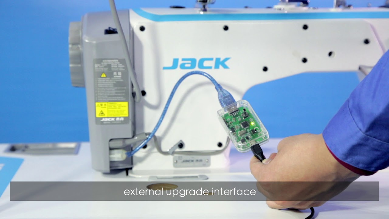 Jack F4 sewing machine industrial sewing machine - YouTube