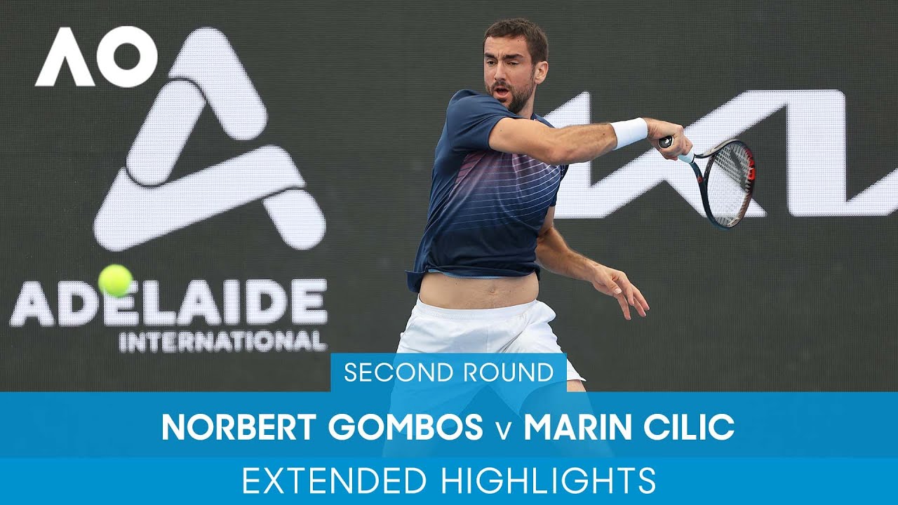 Norbert Gombos v Marin Cilic Extended Highlights (2R) | Australian Open ...
