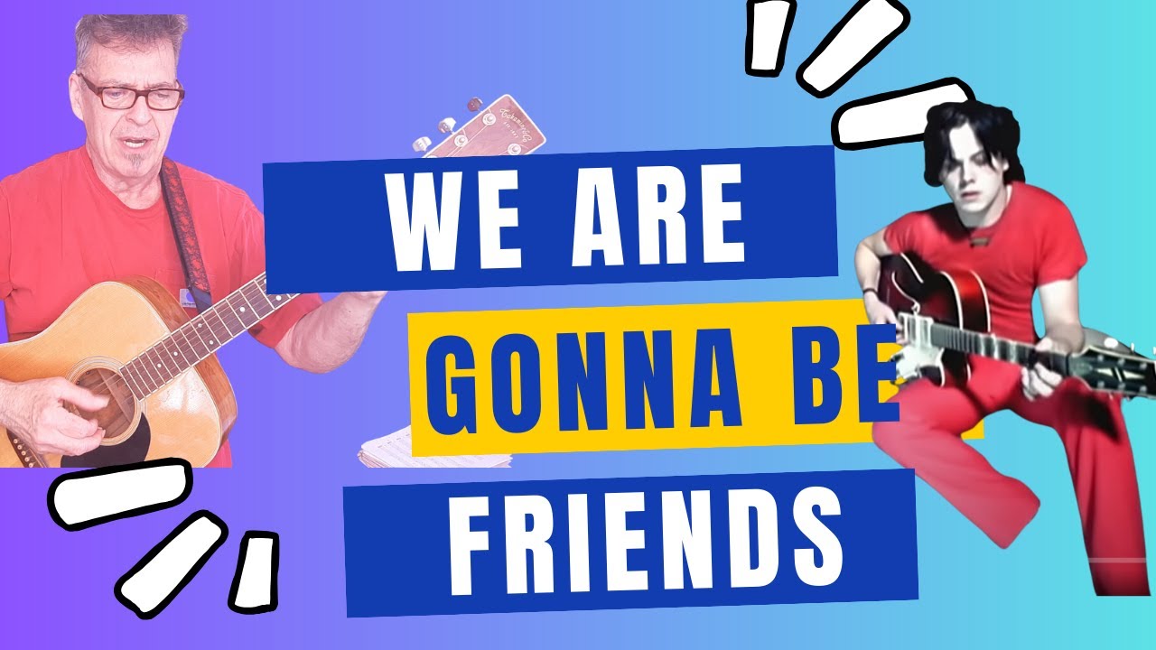 We Are Going To Be Friends guitar lesson - YouTube
