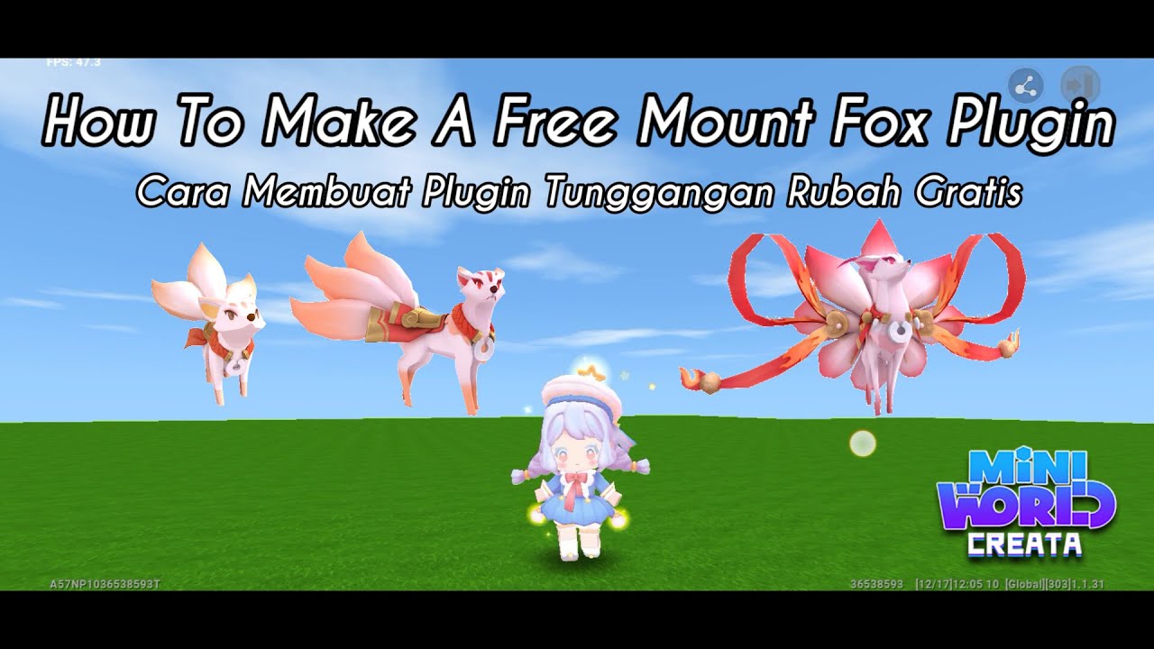 How To Make A Free Mount Fox Plugin | Cara Membuat Plugin Tunggangan ...