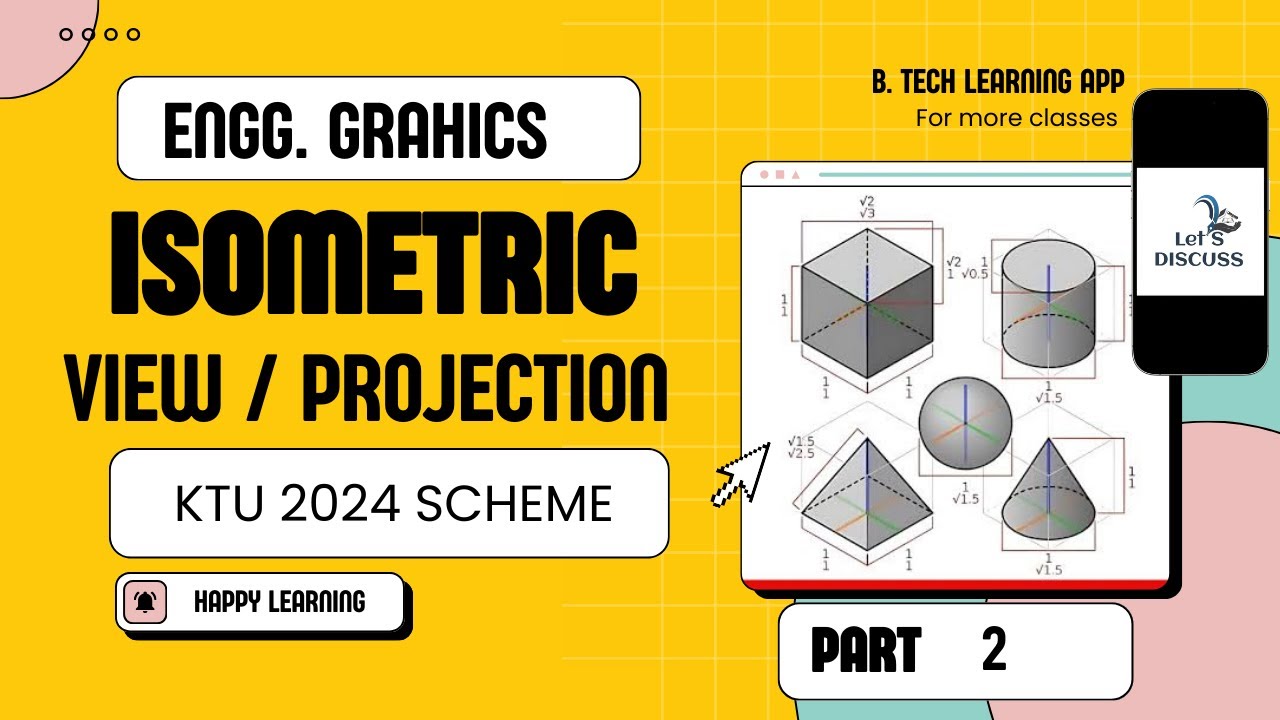 KTU-ENGG GRAPHICS--ISOMETRICS-PART 2-PYRAMID - YouTube