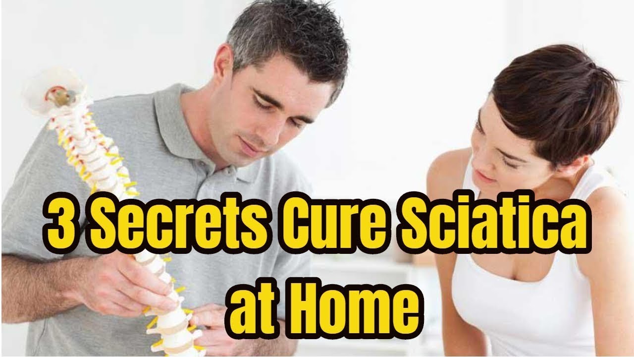 Sciatica Pain #20 | 3 Secrets Cure Sciatica at Home | Sciatica Relief ...