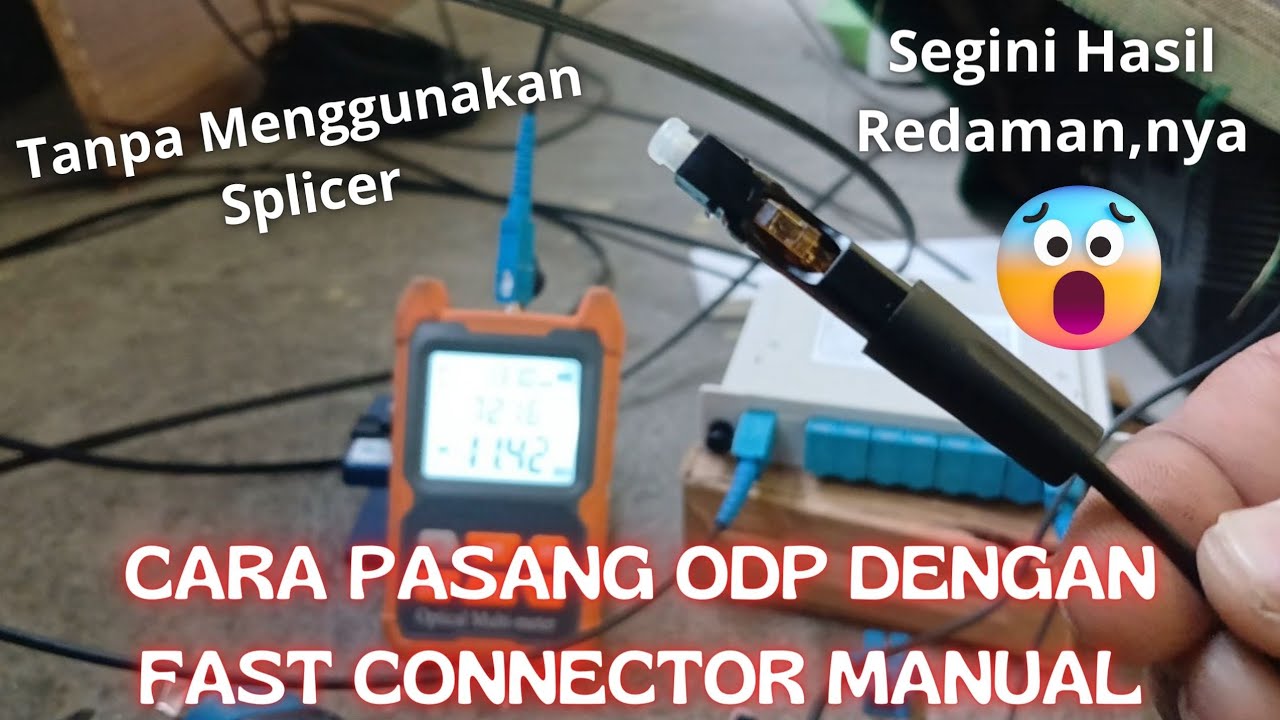 CARA MEMASANG ODP DENGAN FAST CONNECTOR MANUAL - YouTube