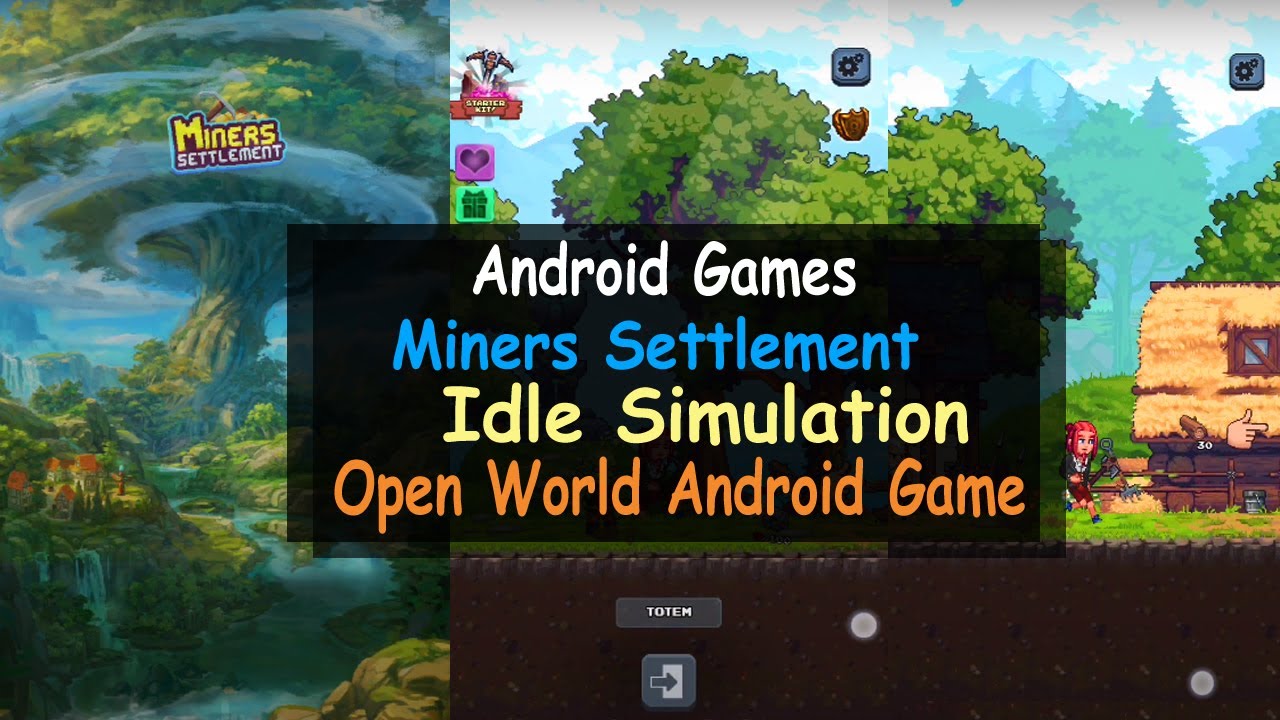 Miners Settlement Idle Simulation Android Gameplay | Android Games ...