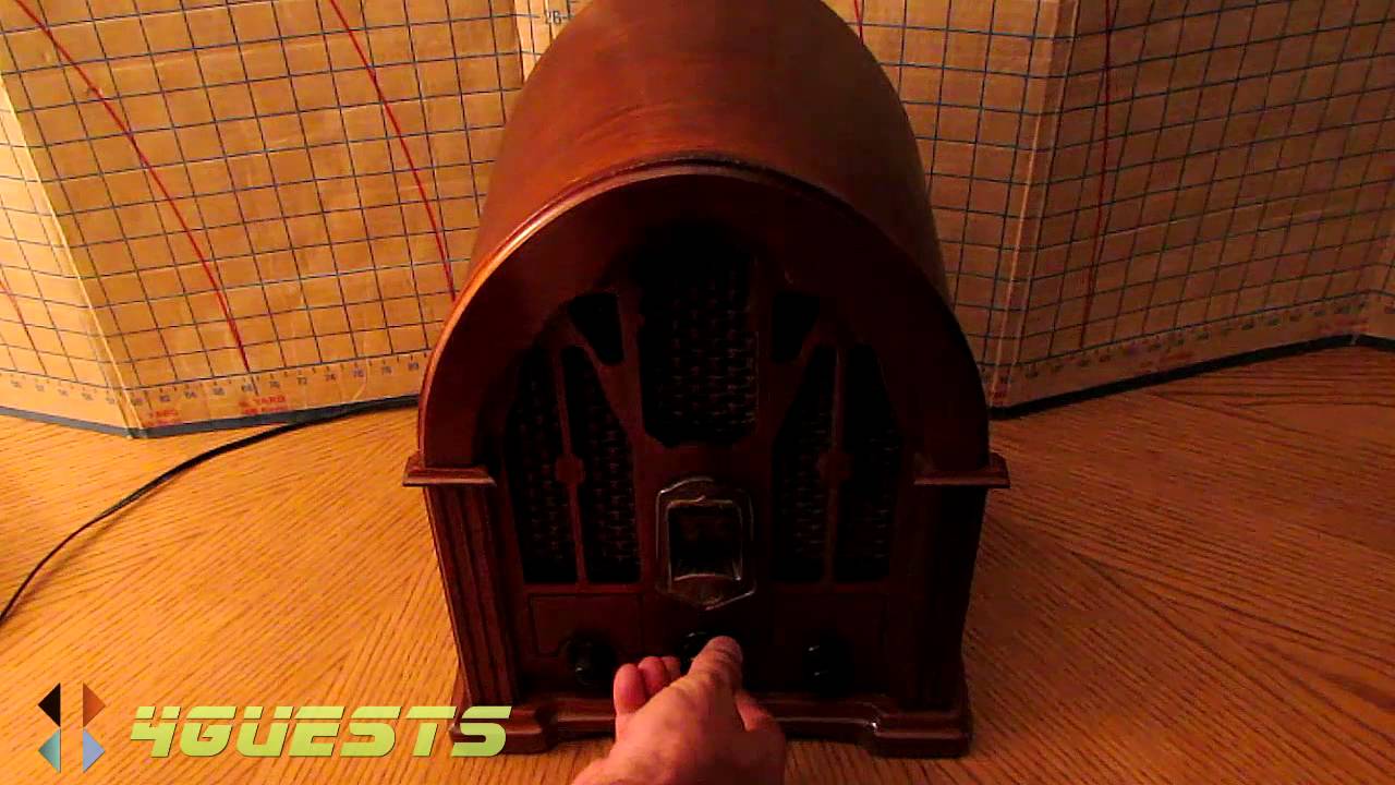 GE CATHEDRAL RADIO, 1980s REPRODUCTION - YouTube