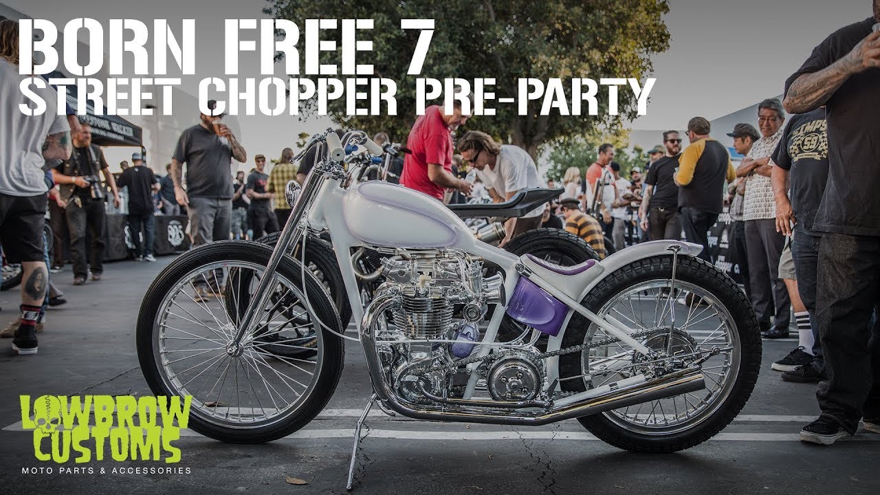 Born Free 7 set up and Street Chopper Pre Party - YouTube