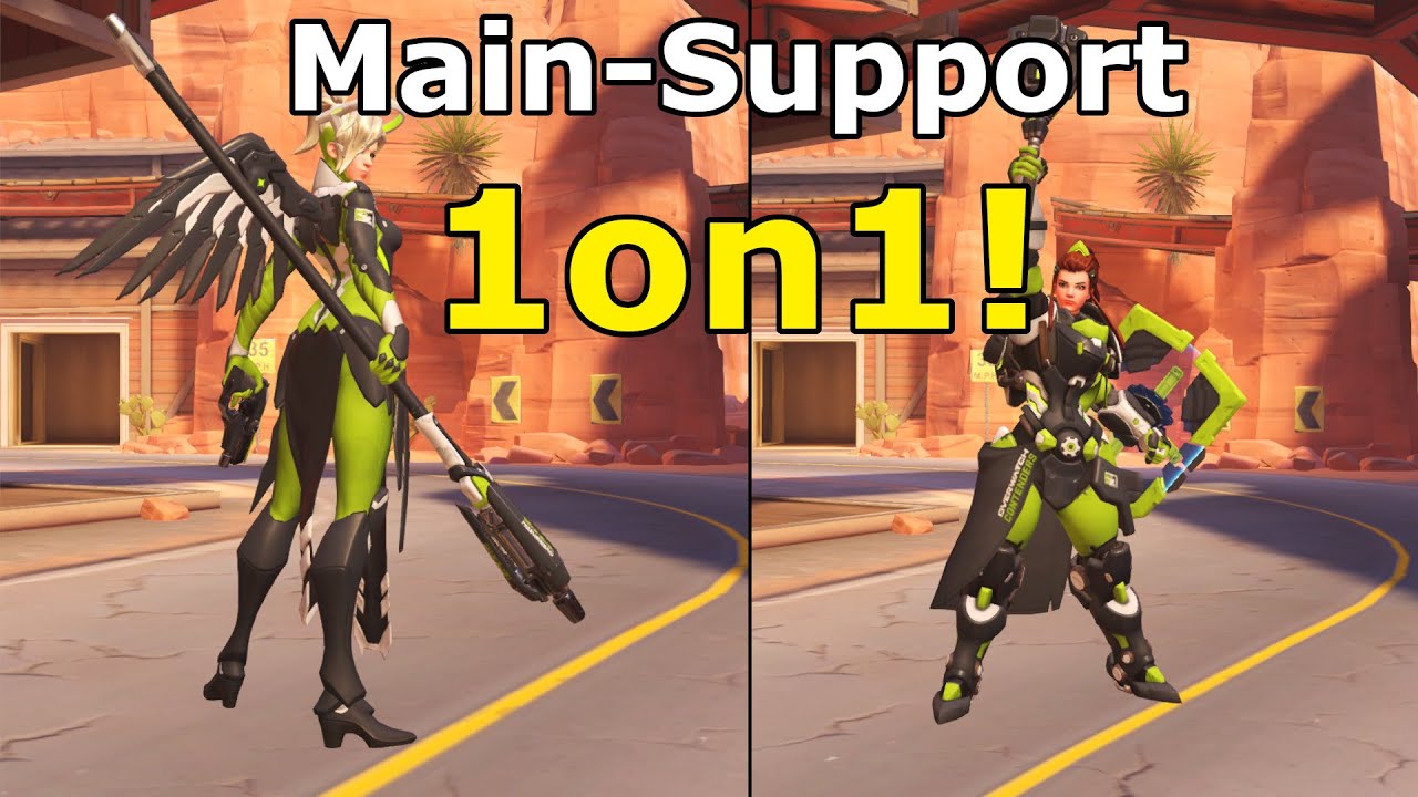 Mercy & Brig 1on1 | Overwatch coaching session | Contenders Coach Thor ...