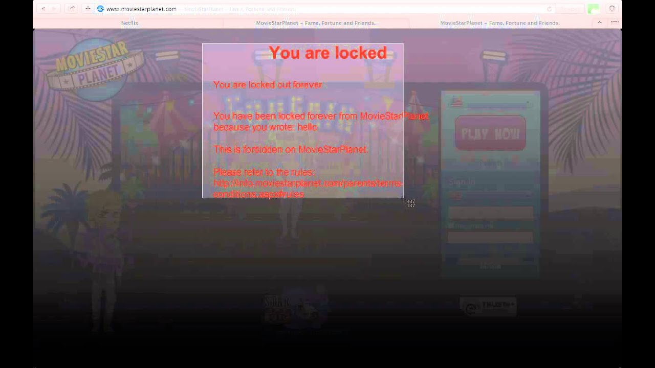 Msp Locked out for saying "Hello" - YouTube