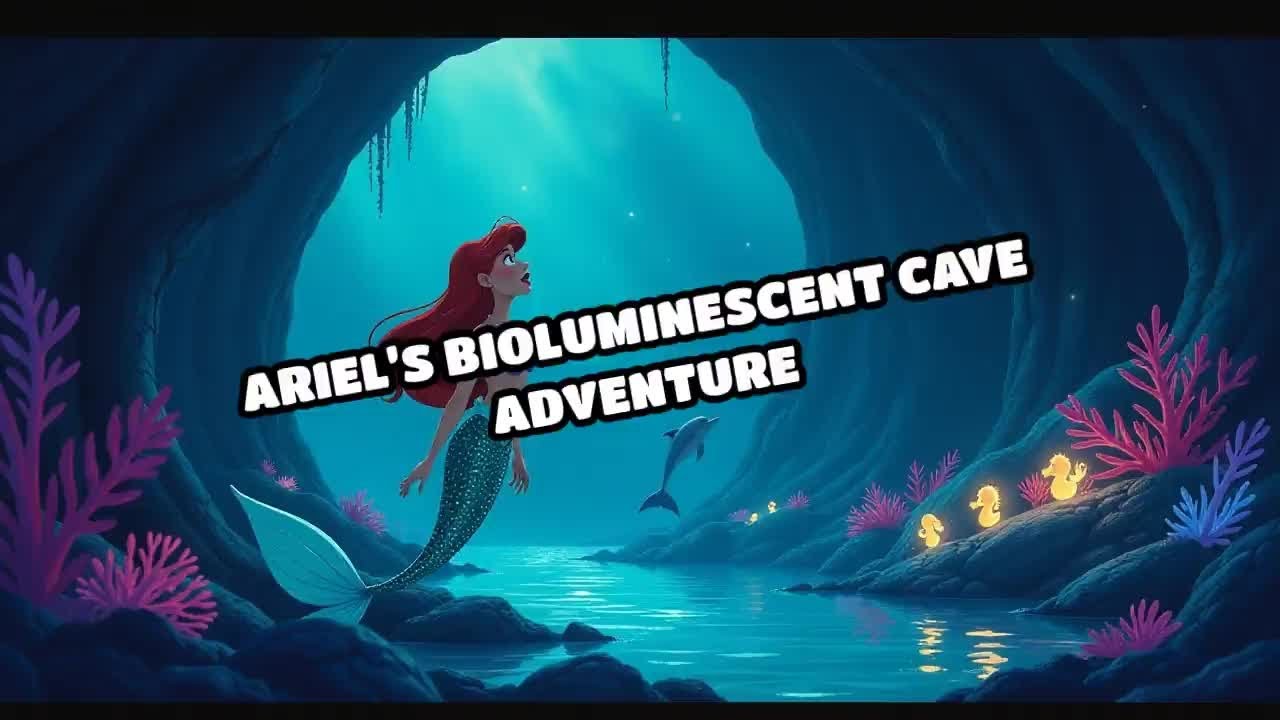 Ariel’s Bioluminescent Cave Adventure - YouTube