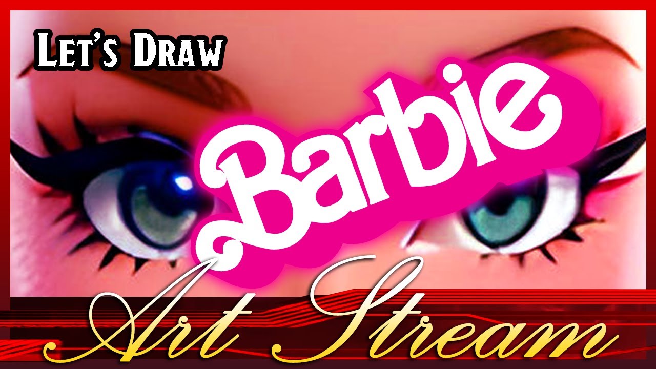 Artist draws BARBIE from scratch LIVE from start to finish and then ...