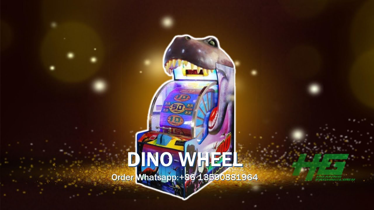 Popular Indoor Arcade Game Dino Wheel Arcade Redemption Tickets Game ...