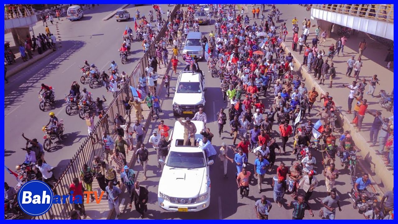 SHUHUDIA MAPOKEZI MAZITO YA MSAFARA WA MH TUNDU LISU MOROGORO NI BALAA ...