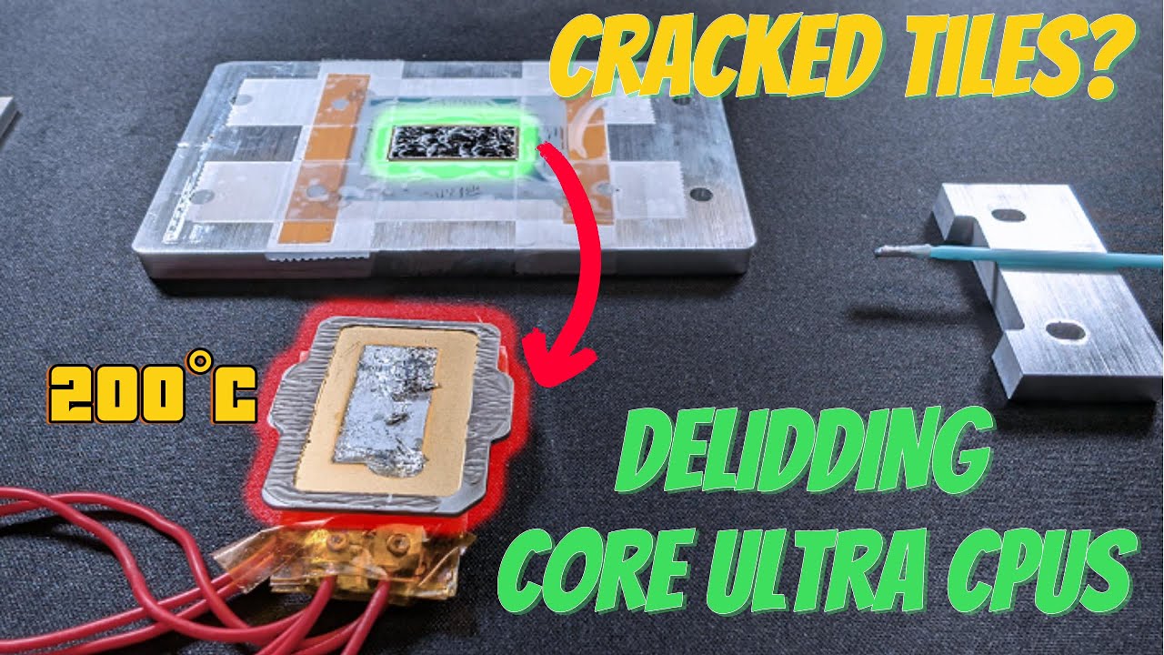 Delidding Tool for Arrow Lake CPUs: Core Ultra 9 285K Tutorial (Melt ...