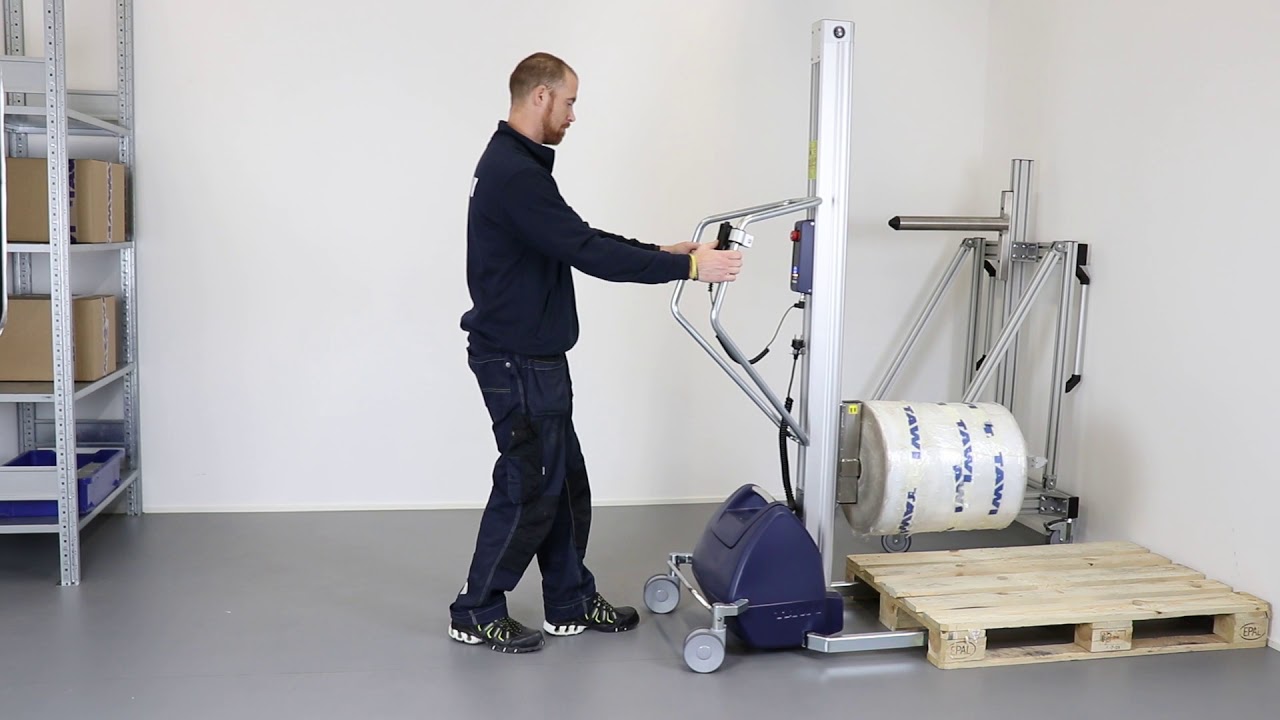 TAWI Lifting Trolley - Roller boom - YouTube