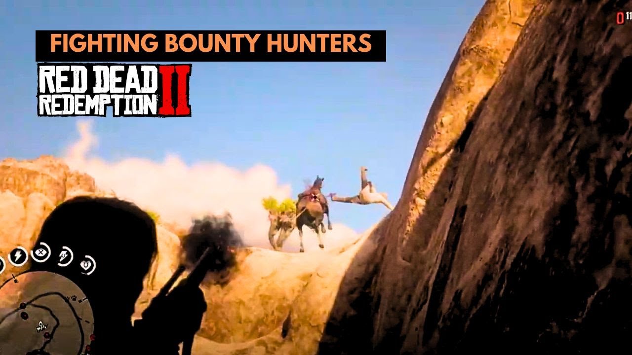 Fighting Bounty Hunters On Foot Red Dead Redemption 2 - YouTube