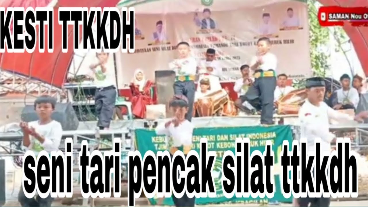 Pencak silat ttkkdh anak anak ranting Tegal maja - YouTube