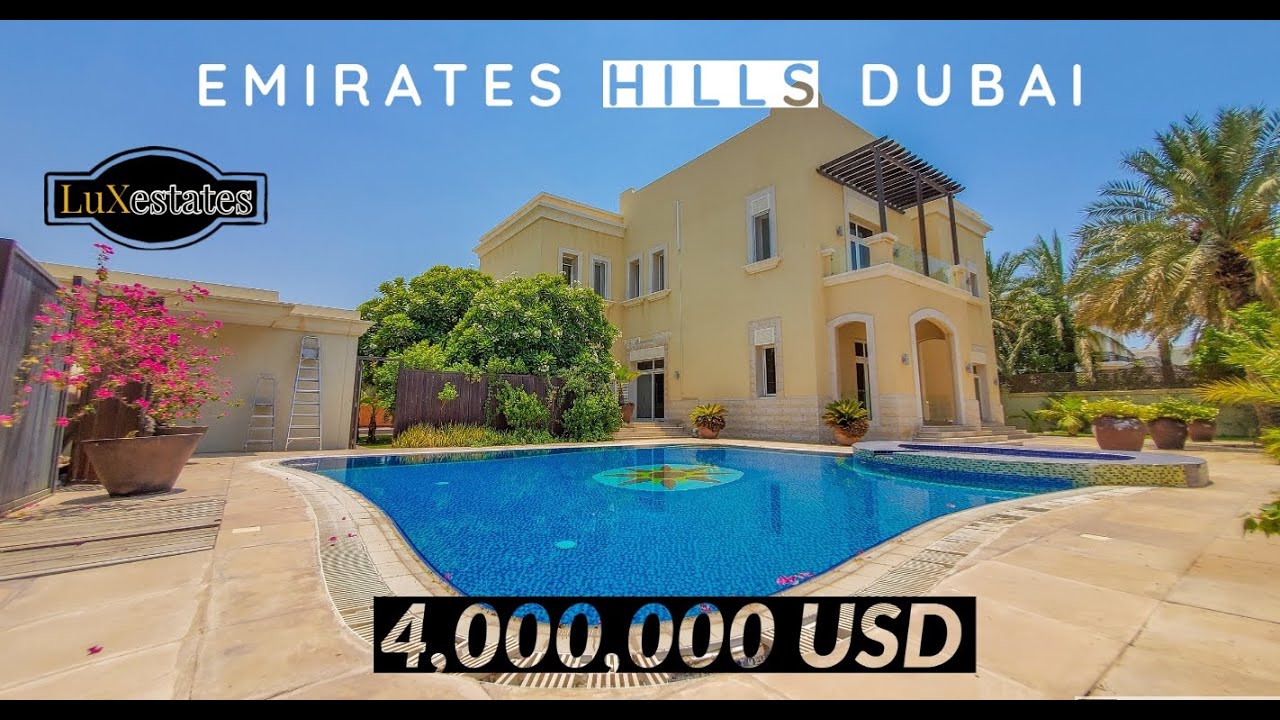 Emirates Hills Villa Dubai! Live now in the most prestigious area in ...