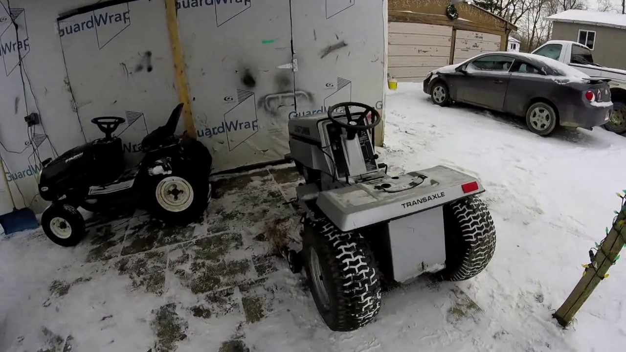 how to make a off-road garden tractor - YouTube