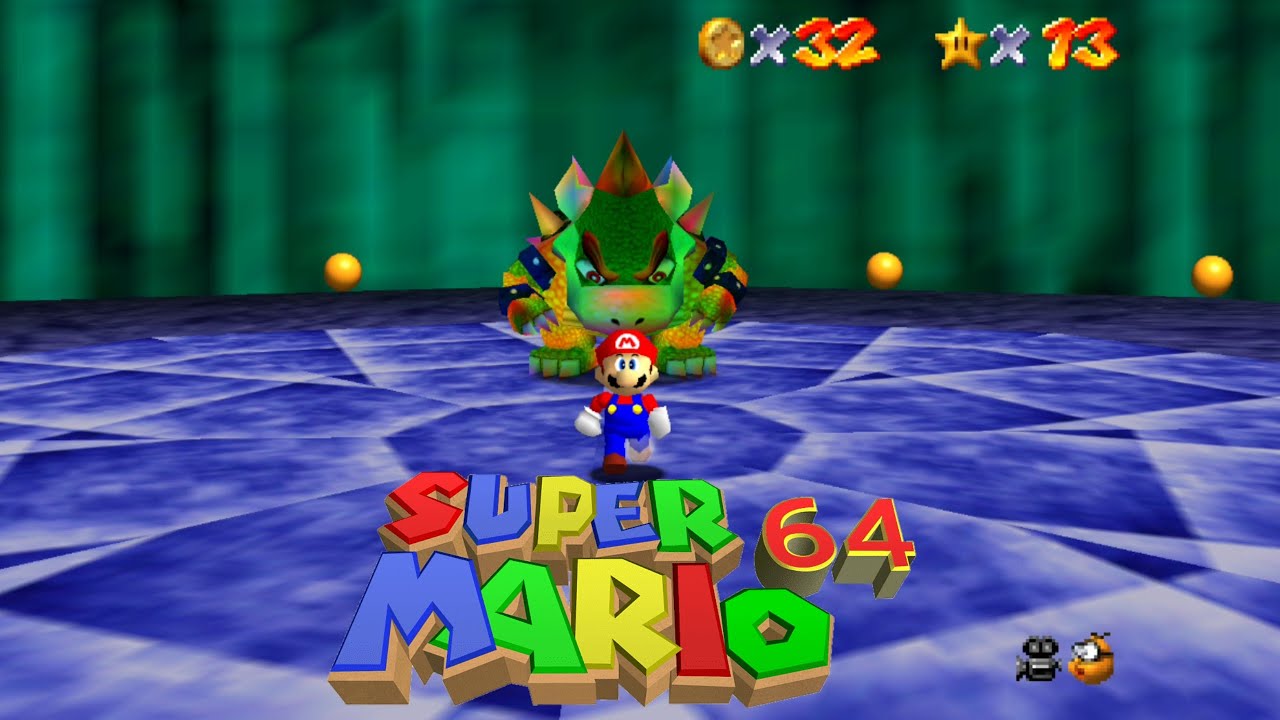 Super Mario 64 Remodeled Hard Boss Mode WideScreen HD Textures Bowser ...