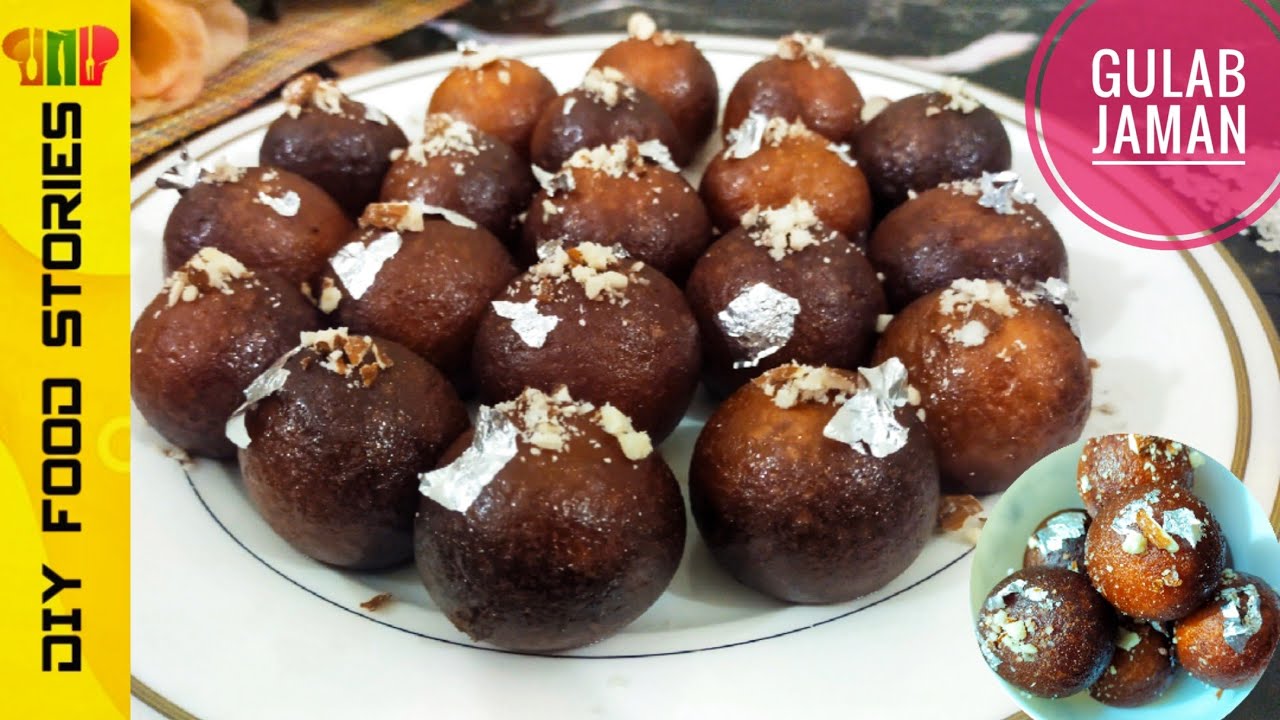 Gulab Jaman Recipe with Milk Powder||Halwai Style Gulab Jaman at Home ...