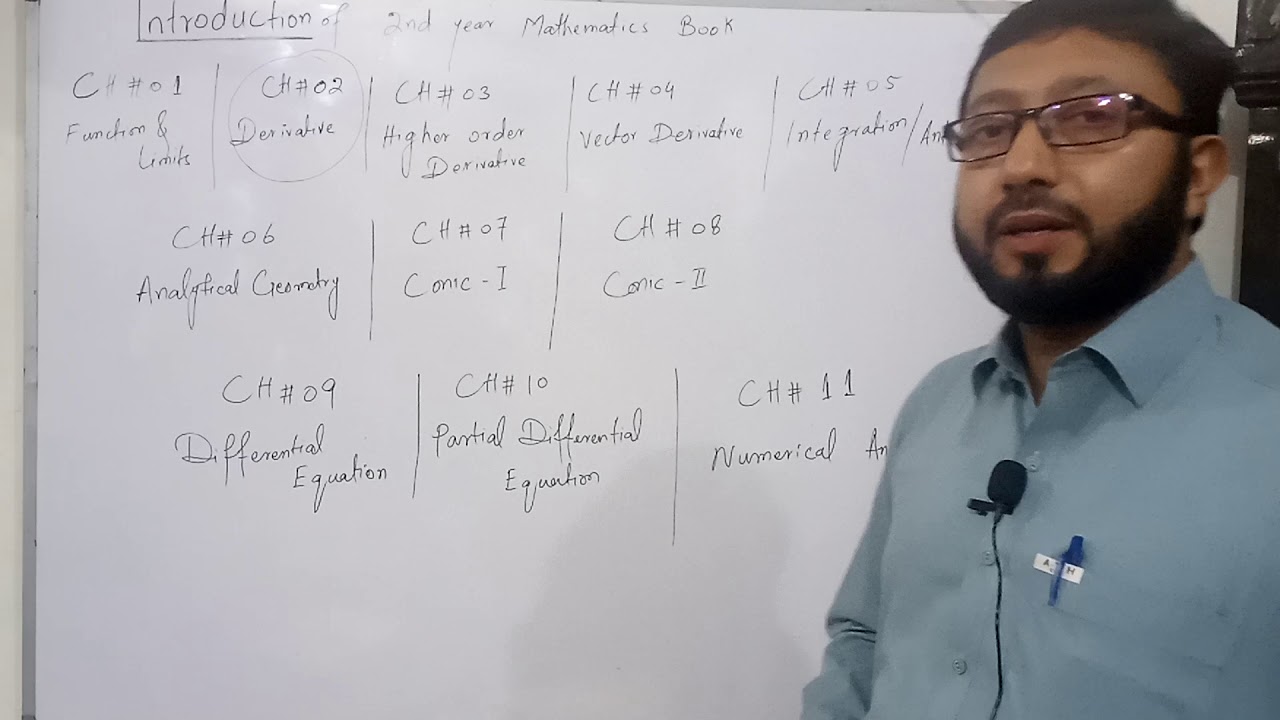 Introduction of 2nd year Mathematics Book - YouTube
