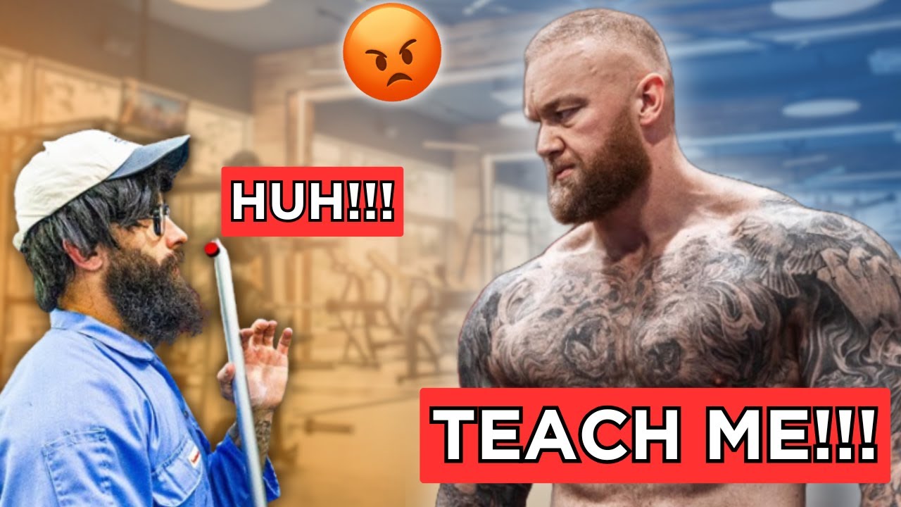 ANATOLY Scares BODYBUILDERS With 32 KG MOP... #2 | ANATOLY Gym Prank ...