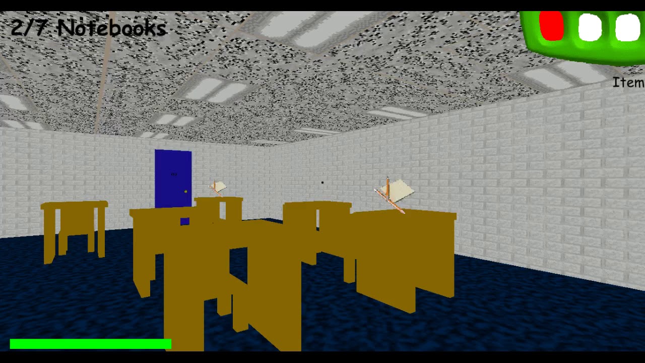 i glitched baldi's basics - YouTube