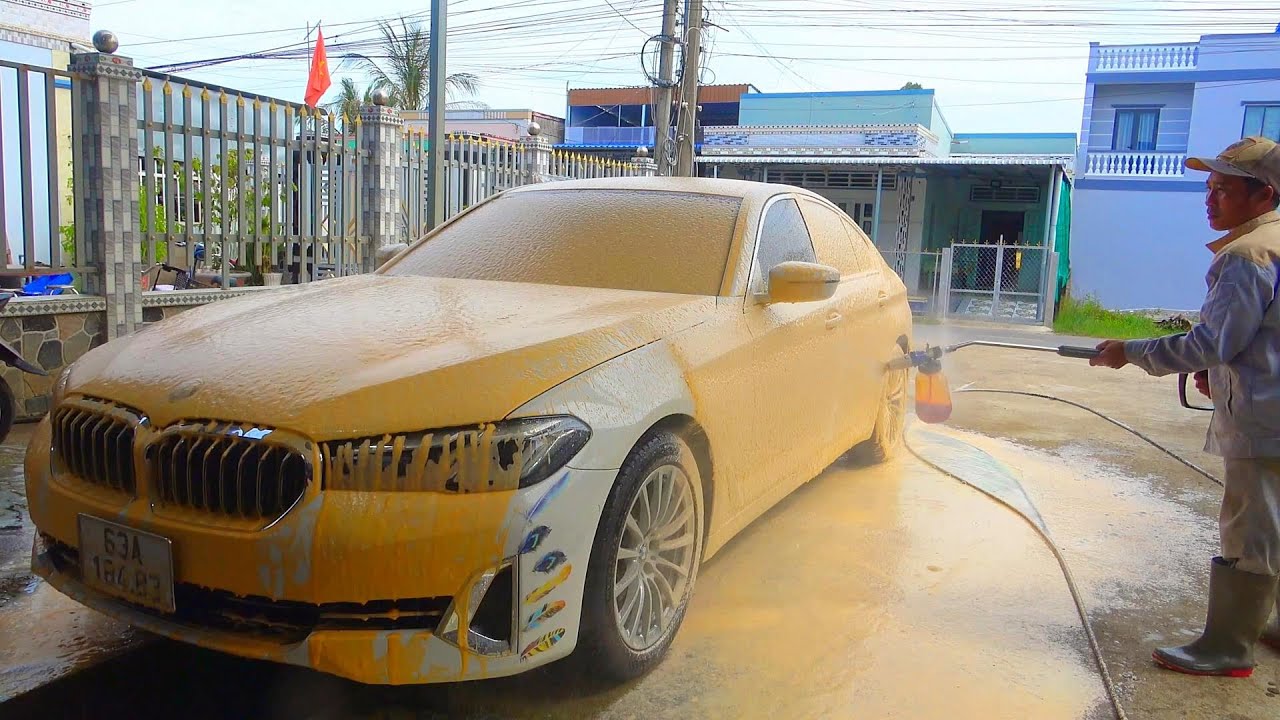 Wash and Clean All Details of Luxury Car With Professional Car Wash ...