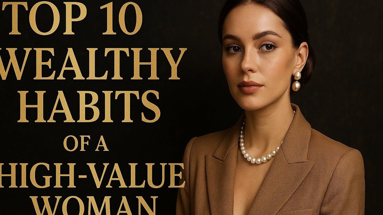 TOP 10 Habits of a wealthy + High value woman! - YouTube