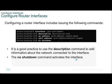 Lecture 29: CCNA 1: (Modules 8 - 10): Communicating Between Networks | Configuration Router ...