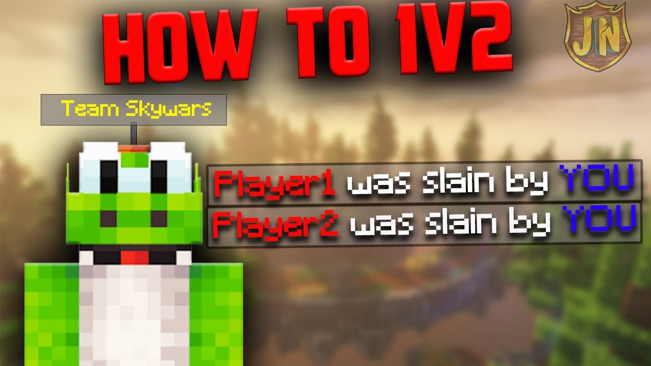 How to 1v2 In Jartex Skywars - YouTube
