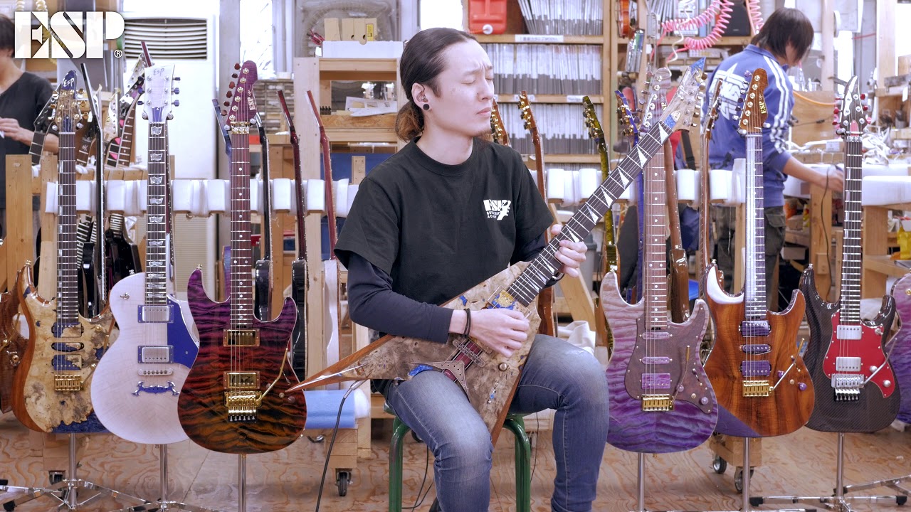 ESP Guitars: 2018 ESP Exhibition Limited EX18-33 ESP-ARROW-CTM NT [4K ...