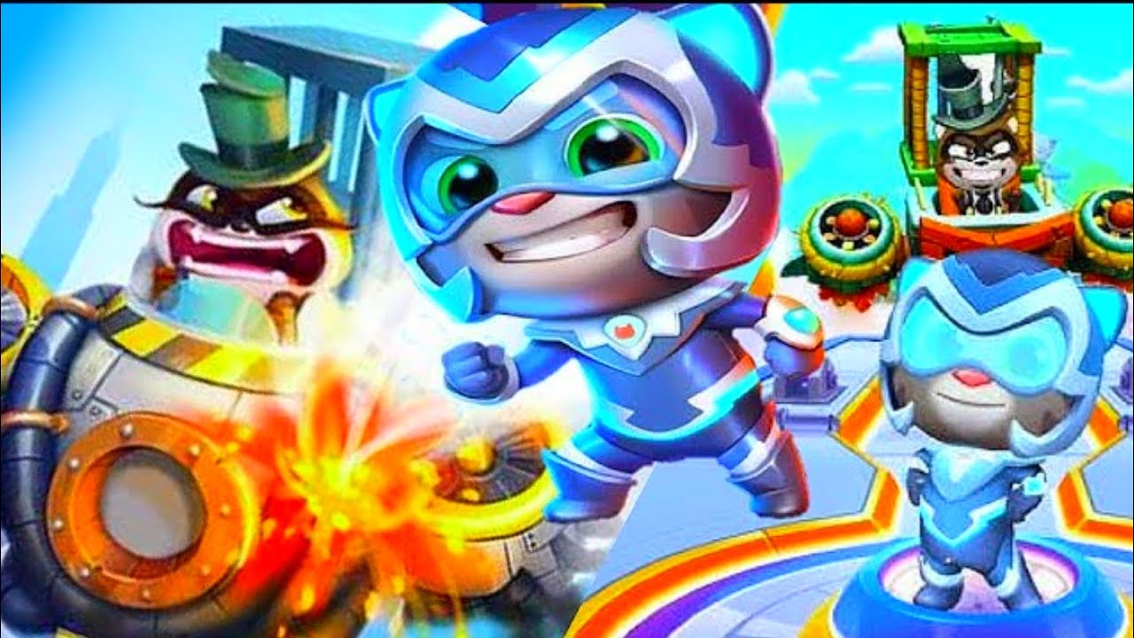 Talking Tom Hero Dash Tom l Talking Tom Hero Dash Walkthrough Game Play ...