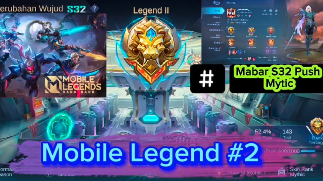 Mabar ampe push mytic Mobile Legend#2 - YouTube