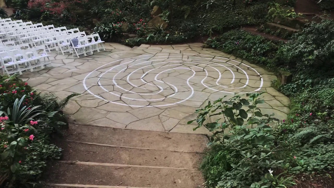 Wedding Chalk Labyrinth - YouTube