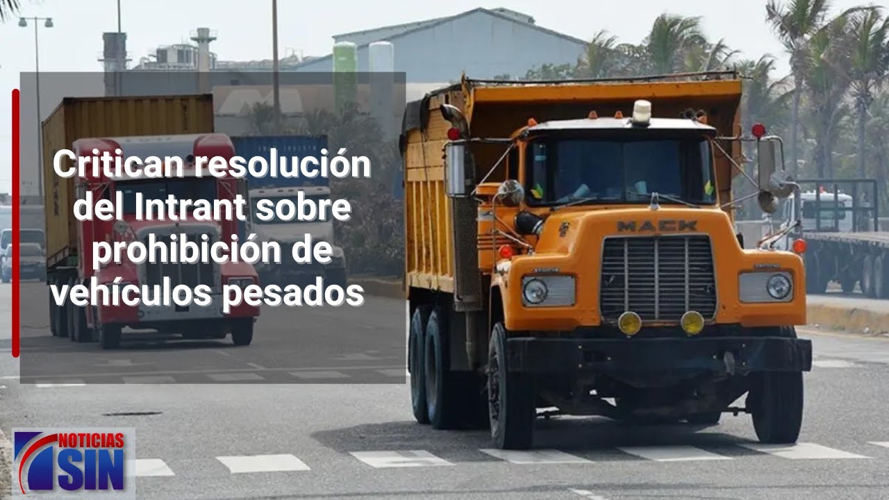 Intrant prohíbe paso de vehículos pesados al centro de la ciudad - YouTube