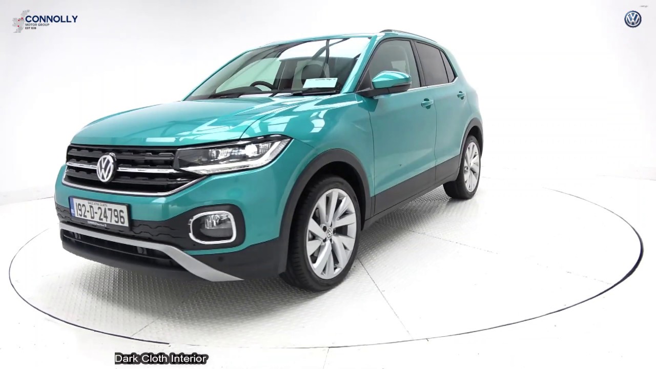 CMG VW SLIGO: 2019 VW T-CROSS 1.0TSI STYLE 115BHP Manual Turquoise ...