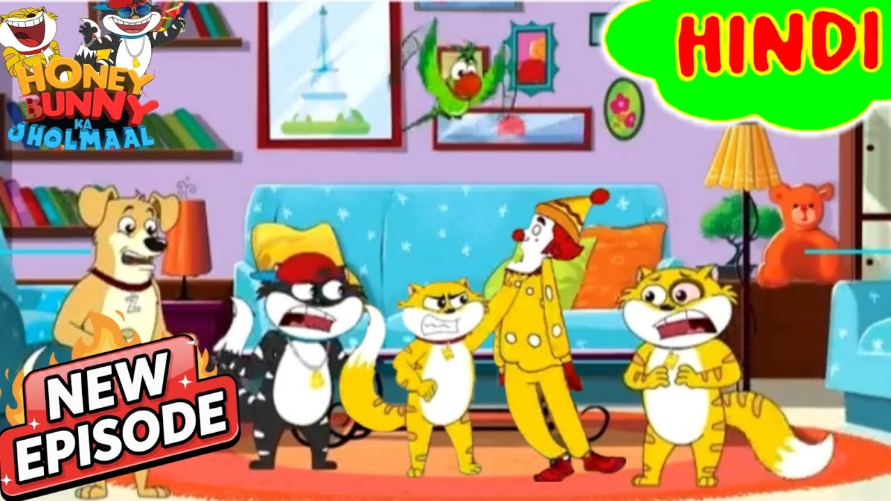 Hani Bani Funny Cartoon in Hindi 🤣 honey bunny cartoon in hindi full ...