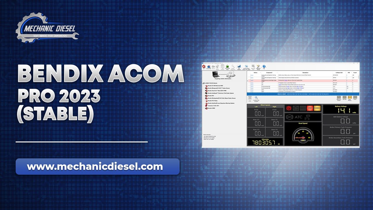 BENDIX ACOM PRO 2023 V3 STABLE - YouTube