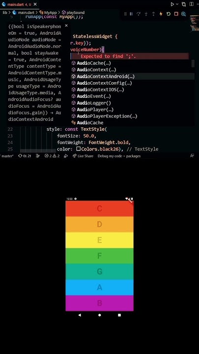 Xylophone App in Flutter 2023 || day25 of #28daysofflutterchallenge - YouTube