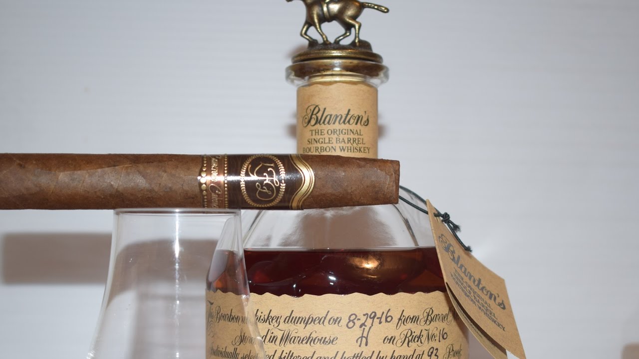 Blanton's Bourbon and LFD Cameroon Cabinet: Cigar Pairing 48 - YouTube