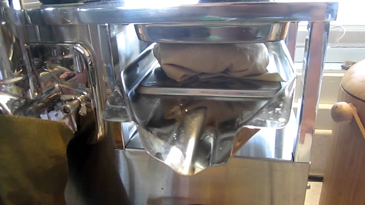 norwalk juicer press problems? - YouTube