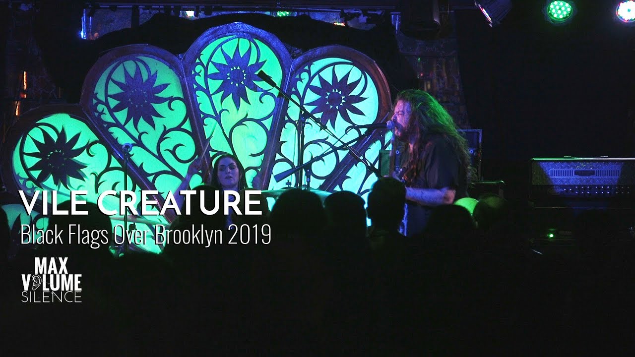 VILE CREATURE live at Black Flags Over Brooklyn 2019 (FULL SET) - YouTube